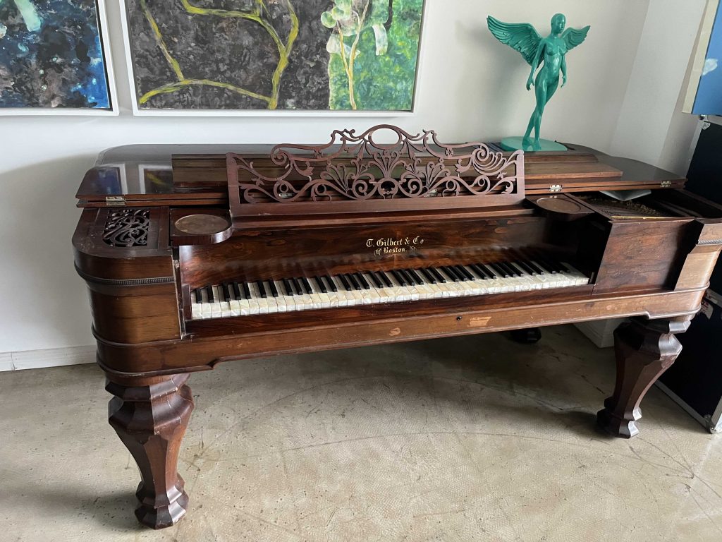 T. Gilbert & Co.古董方形钢琴 – mousai17